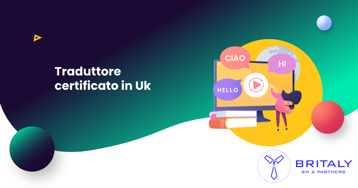Certified translation in the UK - BRITALY SM and Partners